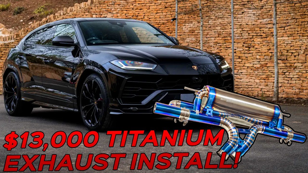 Transforming a Lamborghini Urus with a $13,000 Titanium Exhaust and Downpipes!