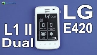 LG E420 Optimus L1 II Dual (Black) купити в інтернет-магазині: ціни на ...