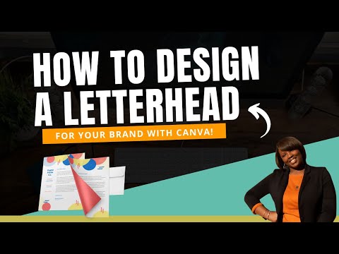 How to design your own letterhead with Canva (2018 Tutorial)