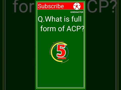 ACP full form