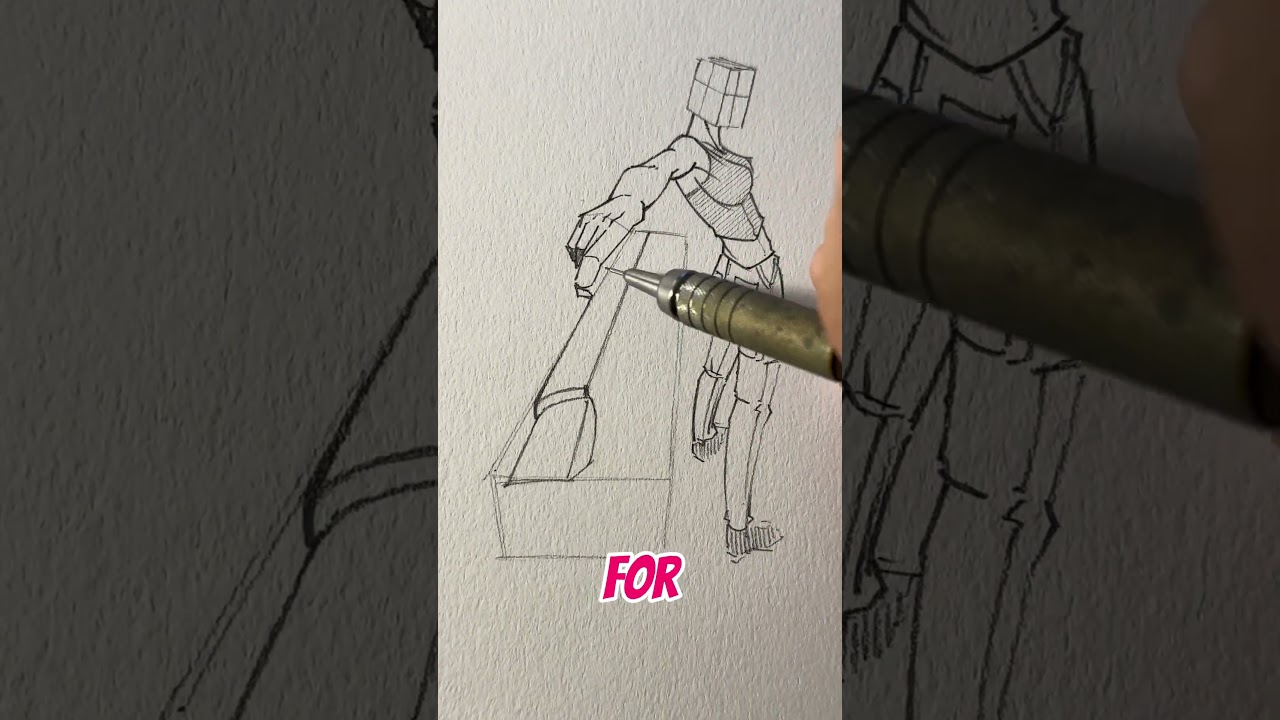 How to draw object from perspective || Jmarron