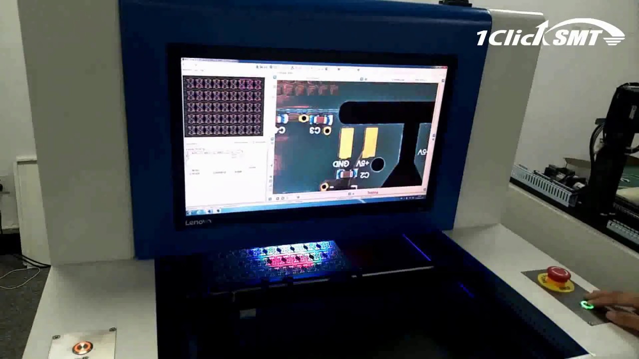 1 ClickSMT offline AOI Z 430 test video
