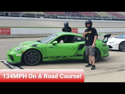 Driving a Porsche GT3 RS On A Road Course!! Extreme Driving Experience