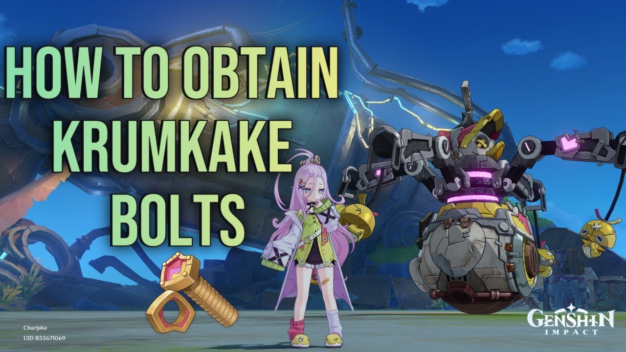 HOW TO OBTAIN KRUMKAKE BOLTS  AND ITS USES