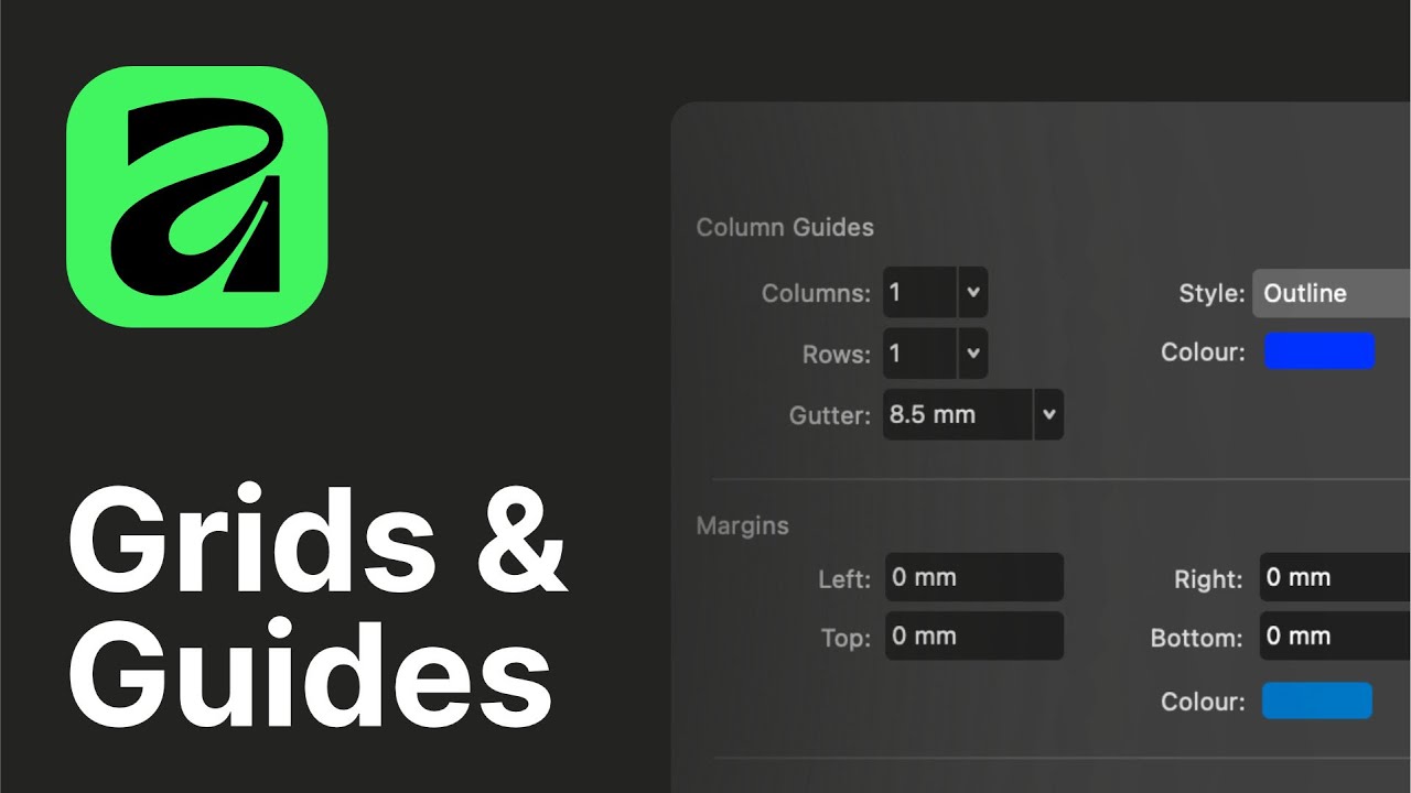 How to Set Up Grids & Guides in Affinity 3