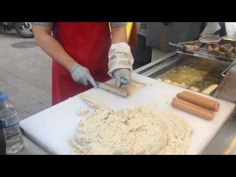 Korean street food - fish cake (핫바)