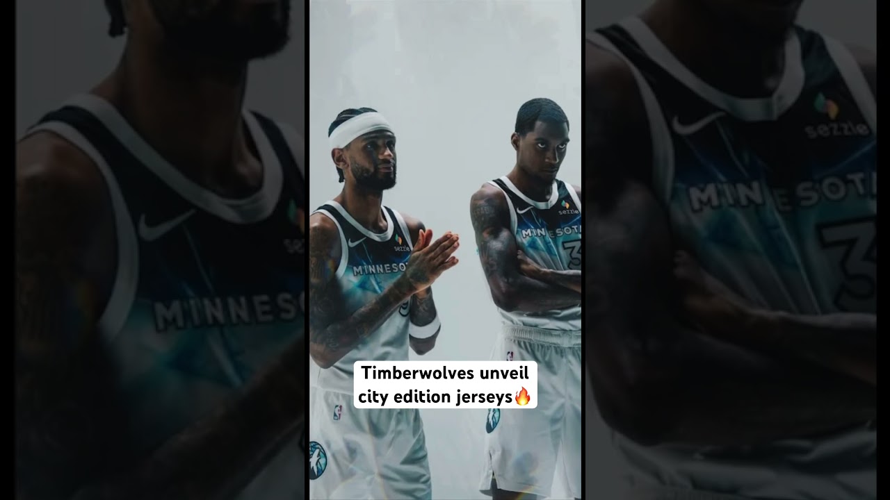 These timberwolves city-edition jerseys are TOUGH🔥(via Timberwolves/ig) #nba #timberwolves #shorts