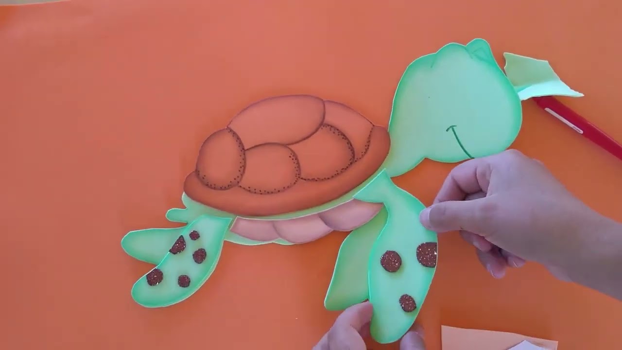TORTUGA FACIL EN GOMA EVA
