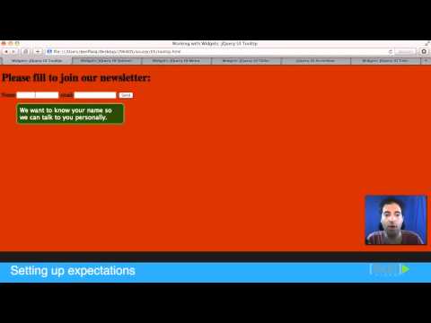 Learn jQuery UI Development Tutorial Setting up Expectations | packtpub com - Mind Luster