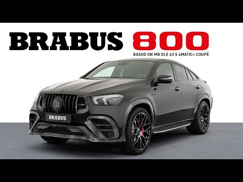 All-New Brabus 800 Takes the Mercedes-AMG GLE 63 S Coupe For a Quick ...