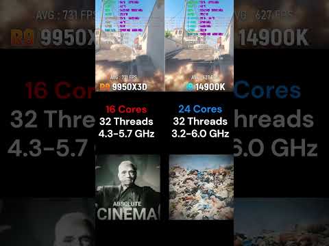 “Intel i9-14900K vs Ryzen 9 9950X3D: Which CPU Reigns Supreme? 💥”