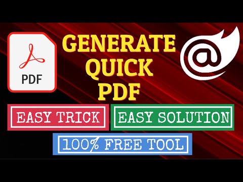 Learn Blazor Generate Quick PDF || Easy Trick || 100 Free - Mind Luster