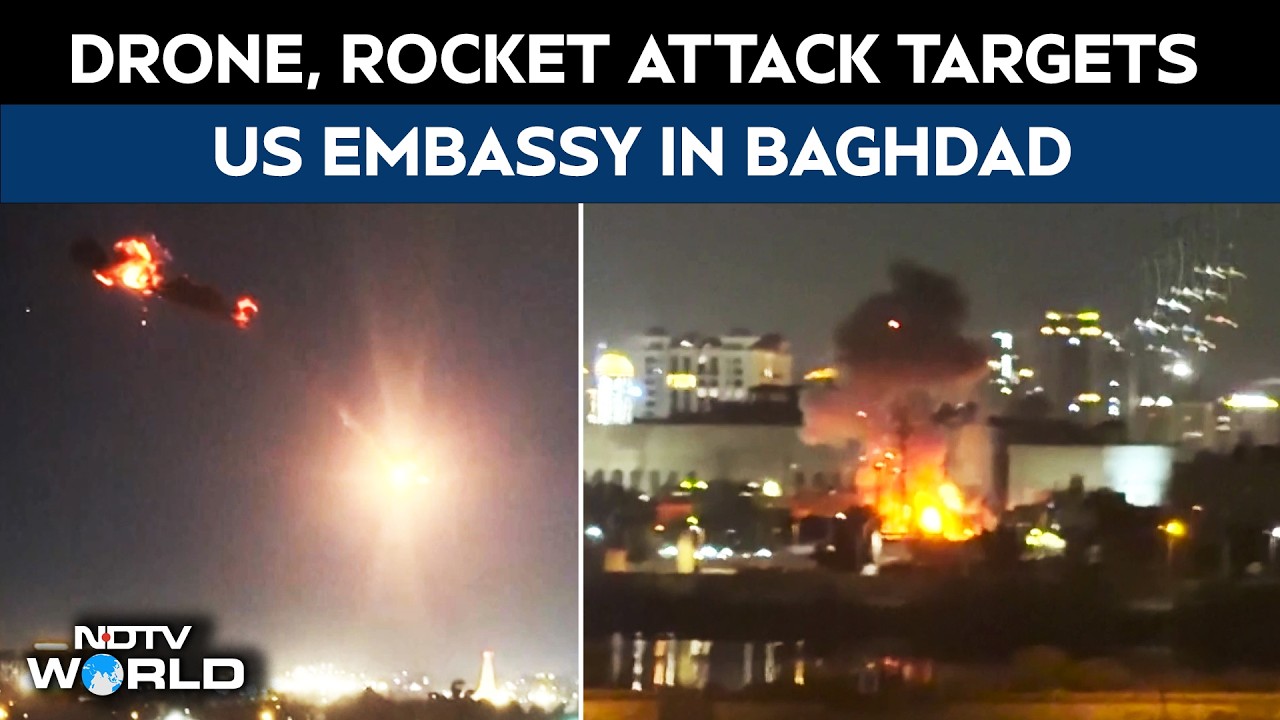 US Embassy Attack | Drone, Rocket Attack Targets US Embassy In Baghdad ...