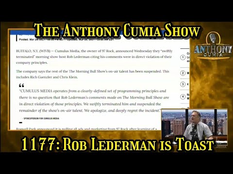 The Anthony Cumia Show - Rob Lederman is Toast