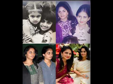 Actress shalini &her sister shamlee #sisters #ajith #shalini #bonding #shortsviral #dogefashion