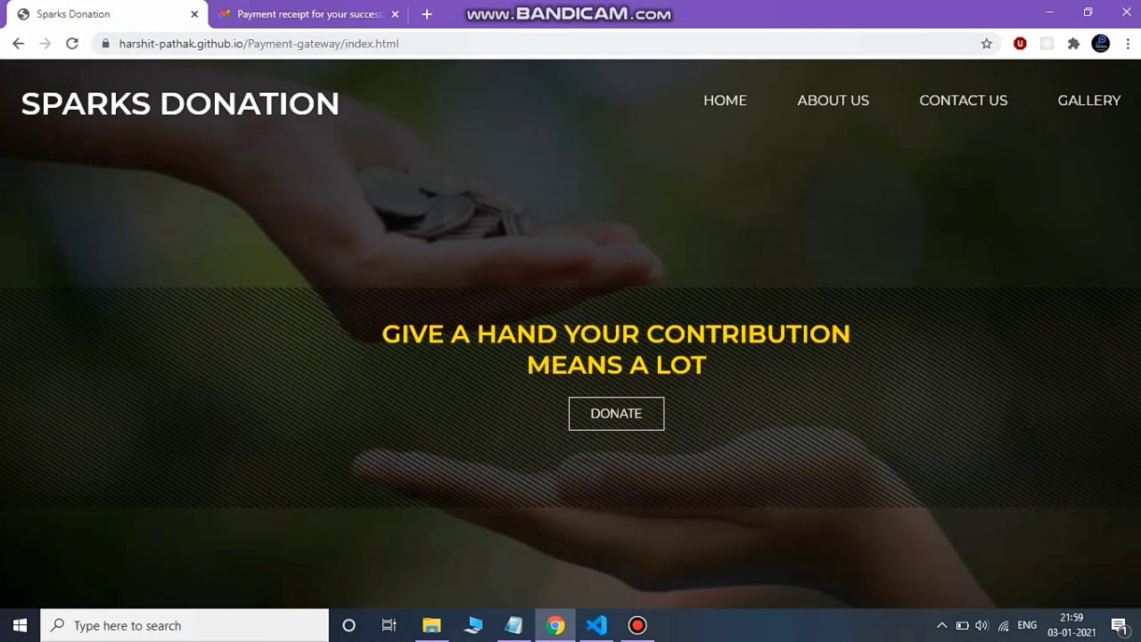Payment Gateway Integration | The Sparks Foundation | GRIP JAN 21 (Github Link Included)