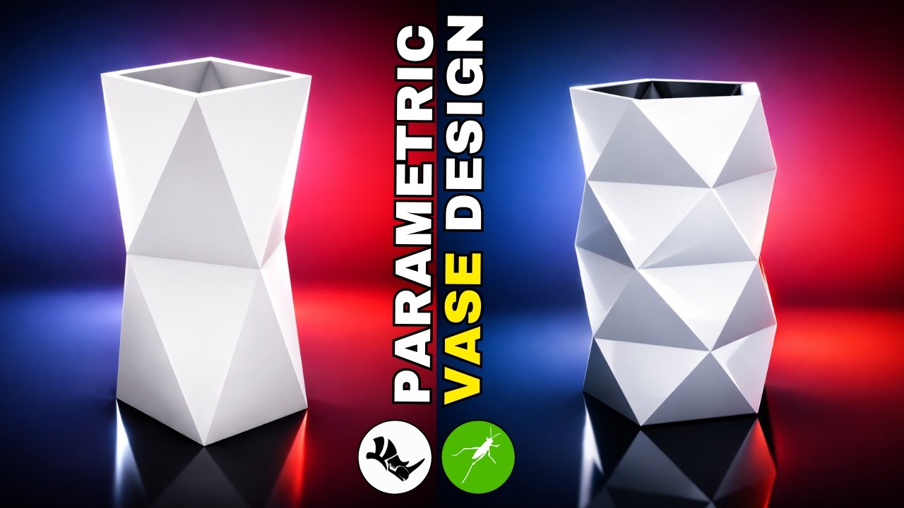 Parametric Vase Design Tutorial | Grasshopper + Rhino