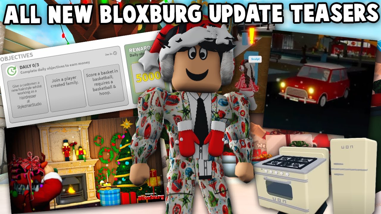ALL THE NEW BLOXBURG CHRISTMAS UPDATE TEASERS ARE HERE...
