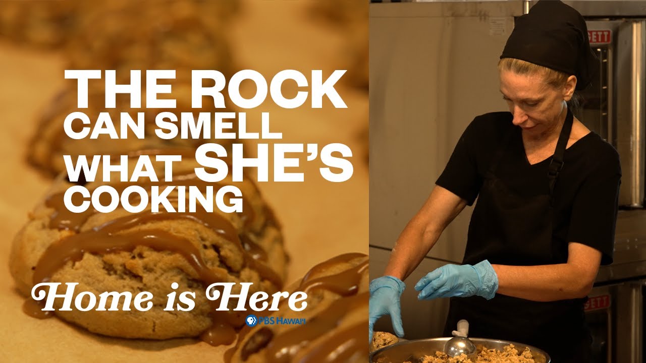 The Rock Smells What The Maui Cookie Lady is Cooking | PBS HAWAIʻI