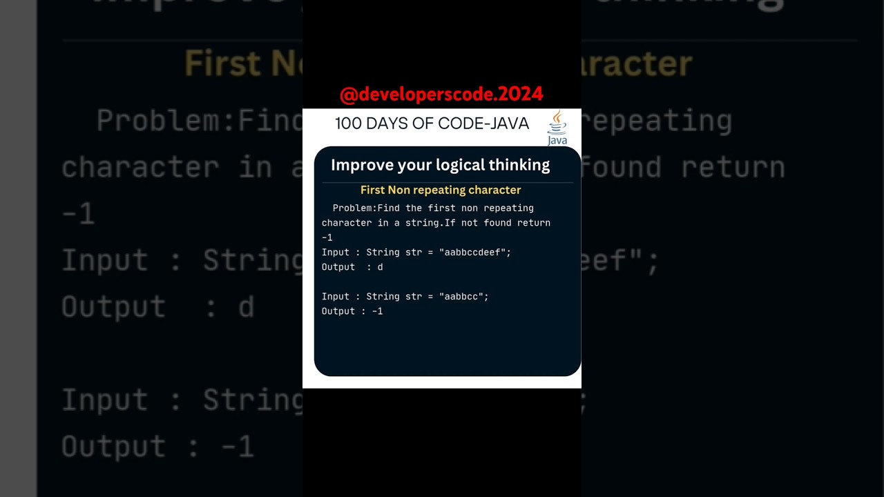 logic building series #java #100daysofcode #coding #leetcodequestions #leetcodedailychallenge #code