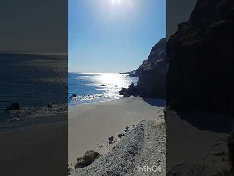 Hidden Gem Beach in South Crete π | Agia Irini West Coast View πποΈ #agiairinibeach #rethymno #creta