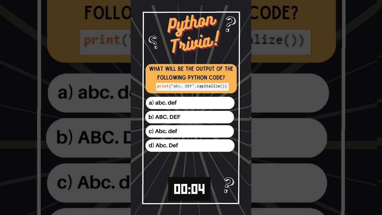 Python Trivia   String 42 #coding #python #techcommunity #shorts #trending #viral #datascience