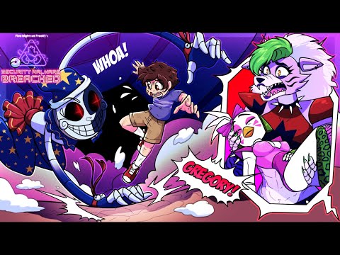 Gregory & Roxy X Chica Saves Sun & Moon | Security Malware Breach (FNAF Full Animation)