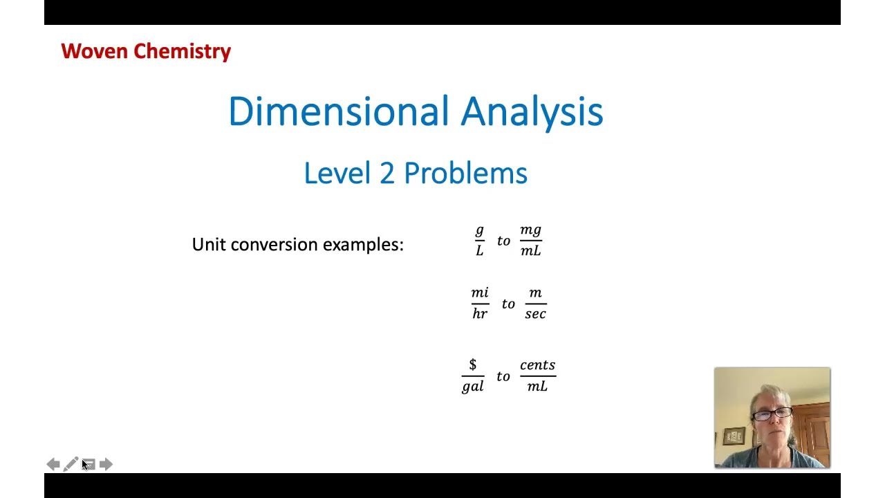 Dimensional Analysis Level 2 Problems