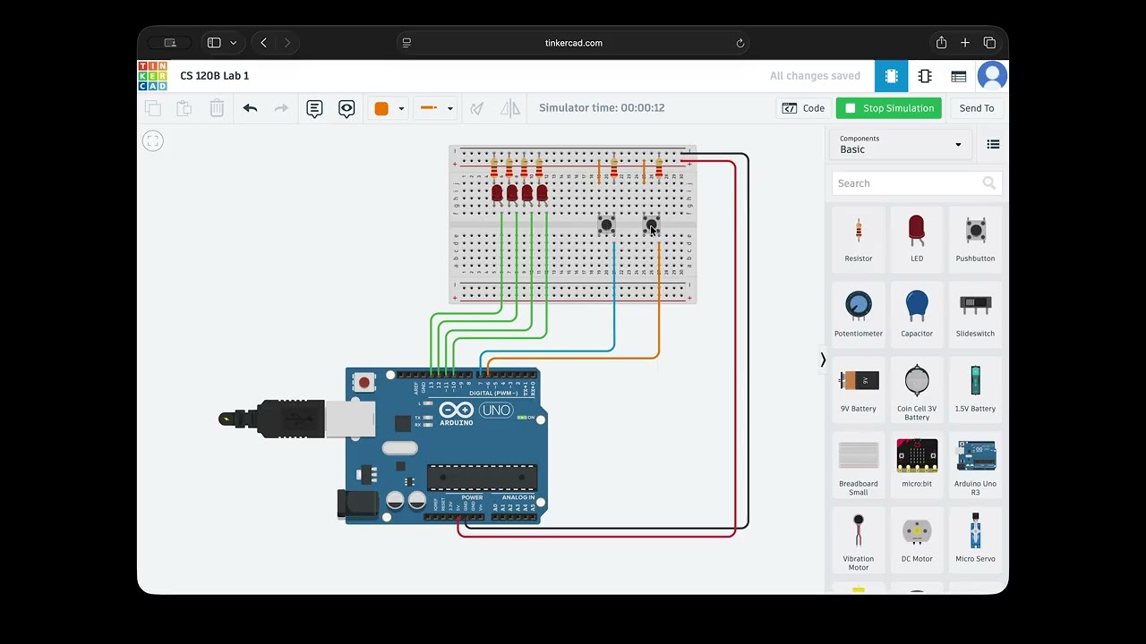 CS120B Lab 1 Exercise 2 Demo S26
