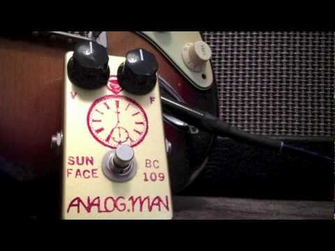 Analogman Sunface BC109C Silicon with LED Fuzz Effect Pedal | Reverb