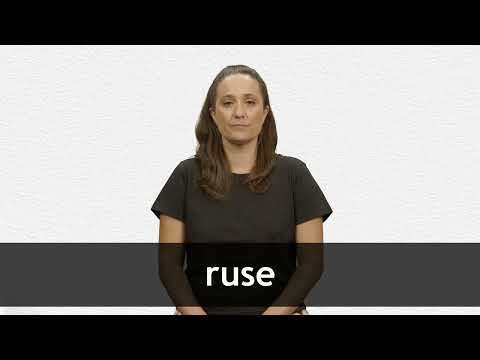English Translation of “RUSE” | Collins French-English Dictionary