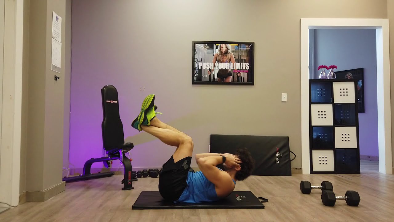 Exercise Library:  Crunches