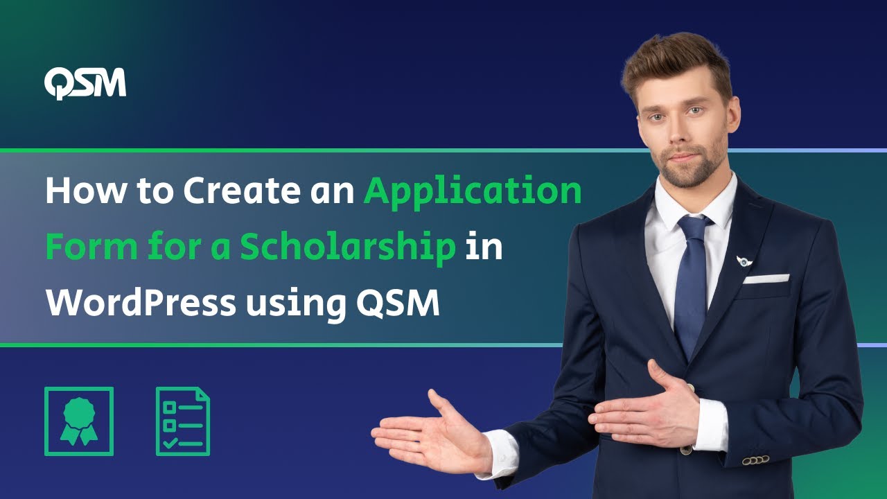 Create Scholarship Application form : 5 Simple Steps