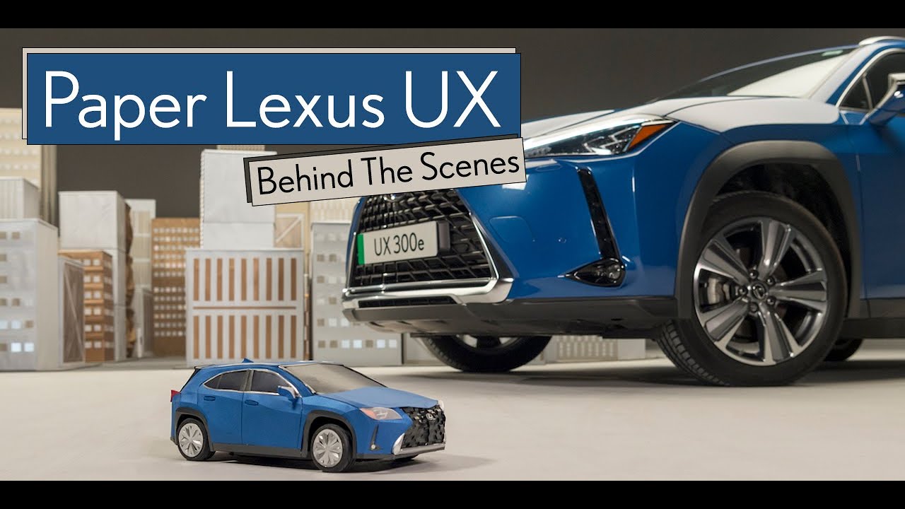 This 1:10 Scale Lexus UX 300e Is Made Entirely Out of Paper, Flaunts ...
