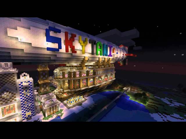 Skytanic- Massive Airship. Minecraft Map