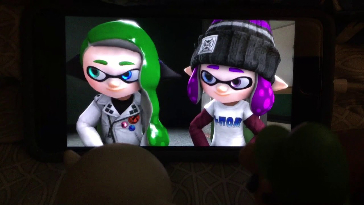 Luigi & Boo react to, “[SFM Splatoon] 2 Octolings Part 3 - Demon vs Cyborg” by Maeka ENDERFOX