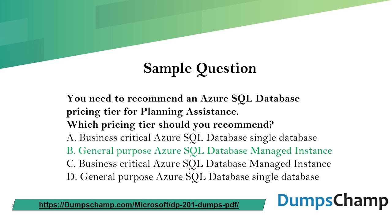 Download Updated DP-201 Dumps PDF and Real Practice Questions Answers