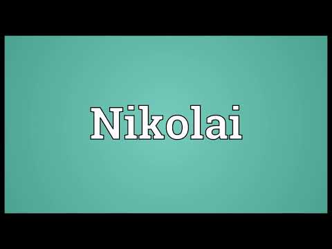 Nikolai Meaning