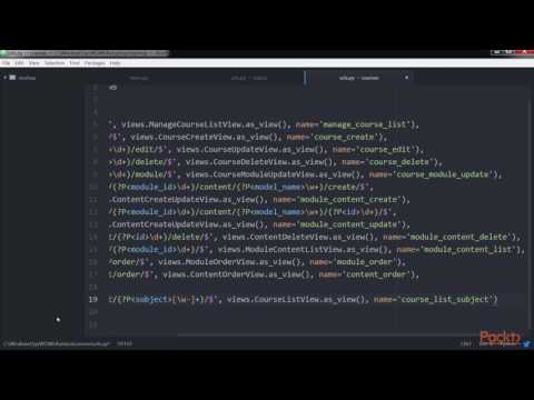 Learn Django by Example Displaying Courses | packtpub com - Mind Luster