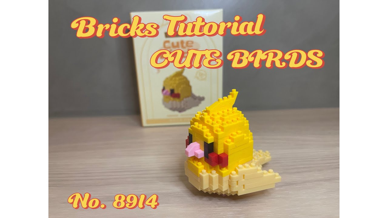 Bricks tutorial CUTE BIRDS no. 8914