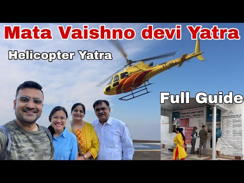 First Helicopter Ride With Family | Mata Vaishno Devi Yatra By Helicopter | Full Information