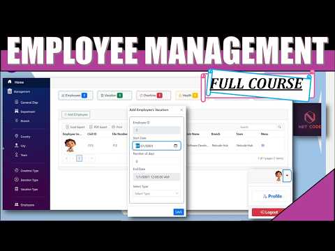 Build a Complete Employee Management System with .NET 8 Blazor WASM & API ๐| CRUD, Print, PDF & More