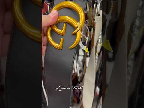 Gucci belt at the thrift Store 🇵🇭🇨🇦 #shortvideo #valuevillage #thrifting #pinoyincanada #shorts