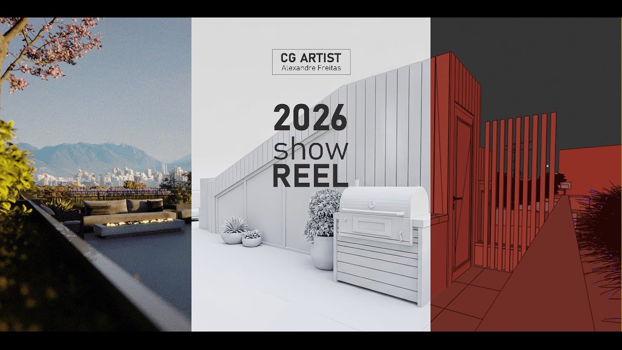 Cinematic Show Reel | 2026 | Full CGI Environments & Architectural Visualization