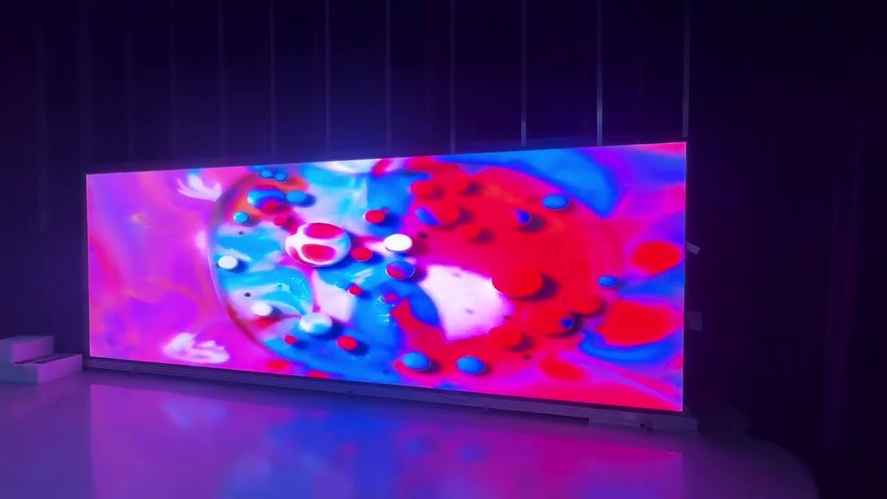 COB P1.25 Indoor LED Display – Aging Test #ledscreen  #leddisplay   #cobled   #ledwall