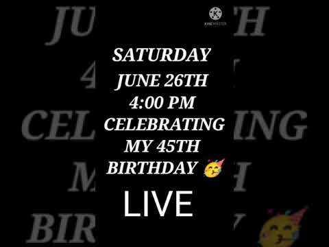 SATURDAY 45TH BIRTHDAY CELEBRATION LIVE #LIFEWITHNICOLLEMARIE #BIRTHDAY #BIRTHDAYCELEBRATIONLIVE