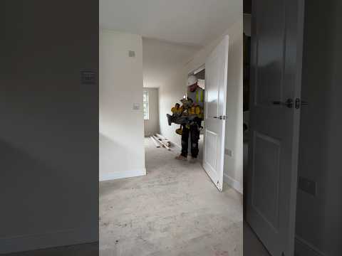 Apprentice Starting Day VS Packing Up #construction #diy #carpentry #apprentice #build #tool #fypシ