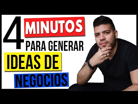 Cómo Tener Ideas de Negocio Rentables en 4 MINUTOS
