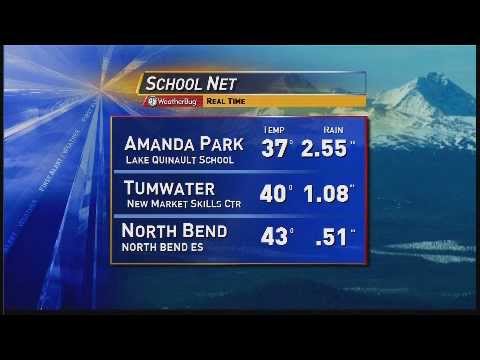 Wild weather moves into Western Washington