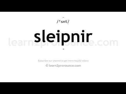 How to pronounce Sleipnir | English pronunciation
